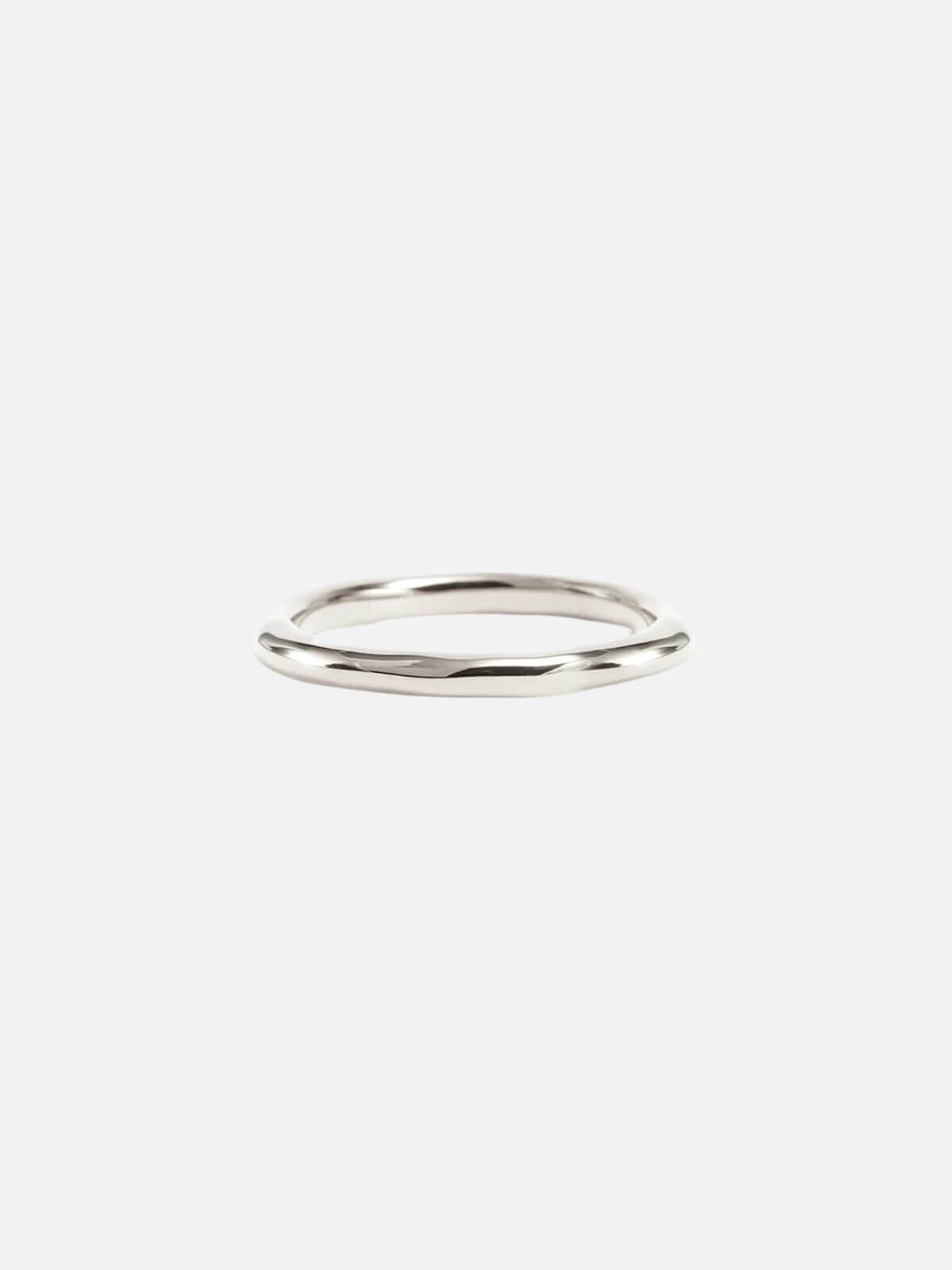 By Charlotte | Lover Thin Ring - Silver | Perlu